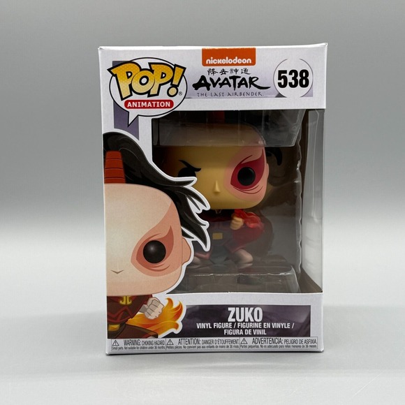 Funko | Toys | Funko Pop Animation 538 Zuko Avatar The Last Airbender ...